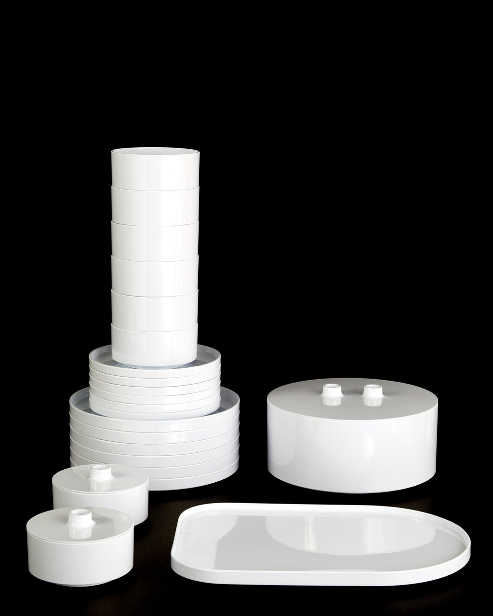 Max 1 Dinnerware by Massimo Vignelli – Stackable 25 Piece Table Set ...